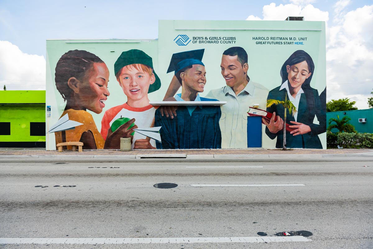 Cultural Division Boys and Girls Club Mural Unveiling