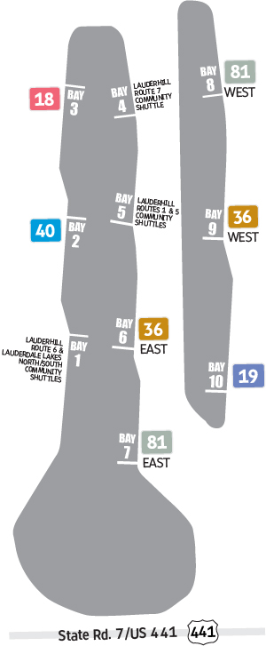 Maps and Schedules Bus Bay Assignments